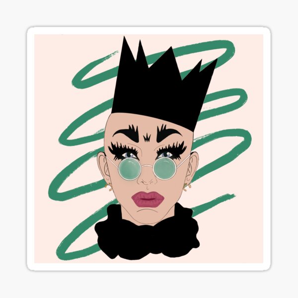 "Sasha velour drag race rupaul" Sticker for Sale by Carli-flower ...