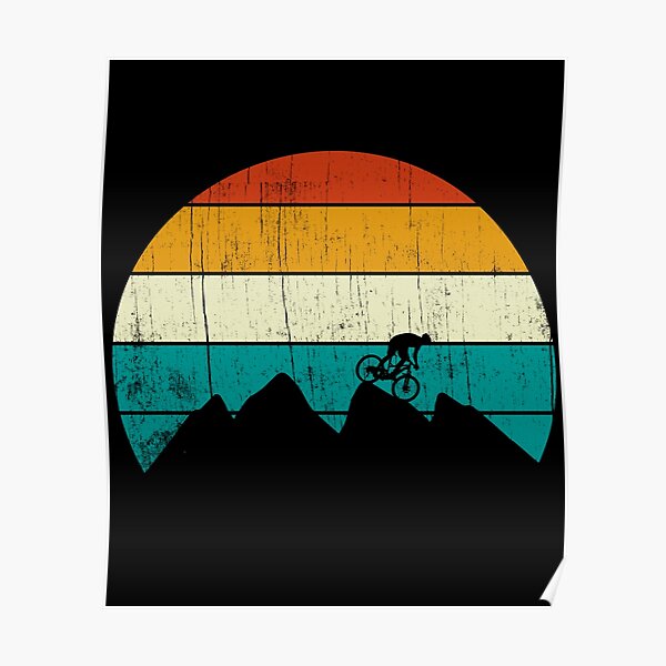 "Vintage Downhill Mountain Bike MTB" Poster for Sale by cimibaka25 ...