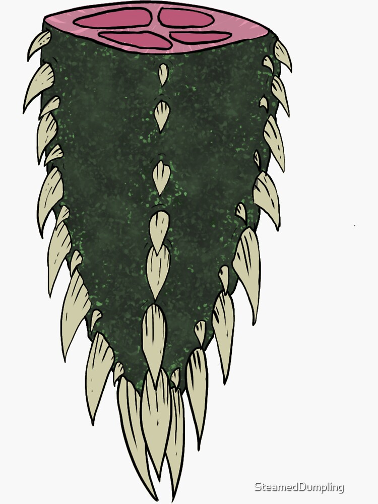 "Deviljho Tail Cut" Sticker by SteamedDumpling | Redbubble