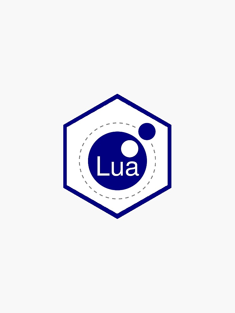 "Lua Hexagon" Sticker for Sale by JFKsStickers | Redbubble