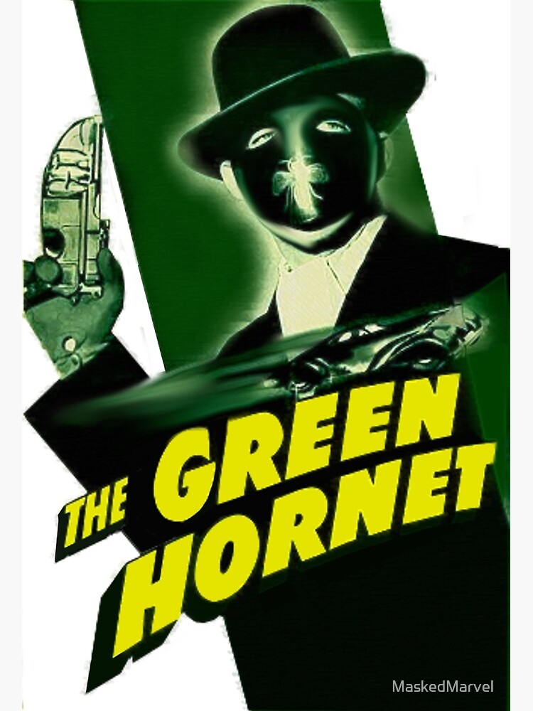 "Vintage Green Hornet Serial Movie Poster-RETRO" Art Print by ...