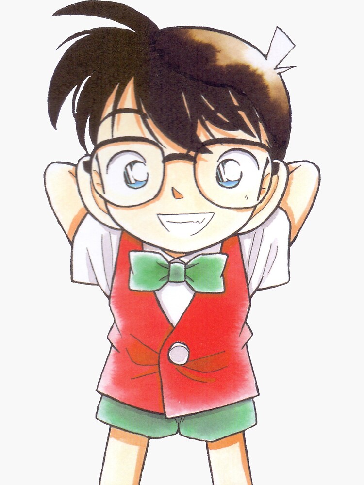 "Detective Conan Edit - Conan Edogawa!!" Sticker for Sale by Chimera ...