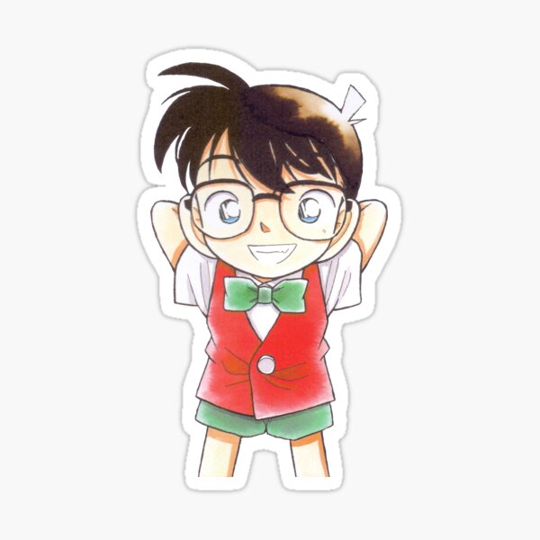 "Detective Conan Edit - Conan Edogawa!!" Sticker for Sale by Chimera ...
