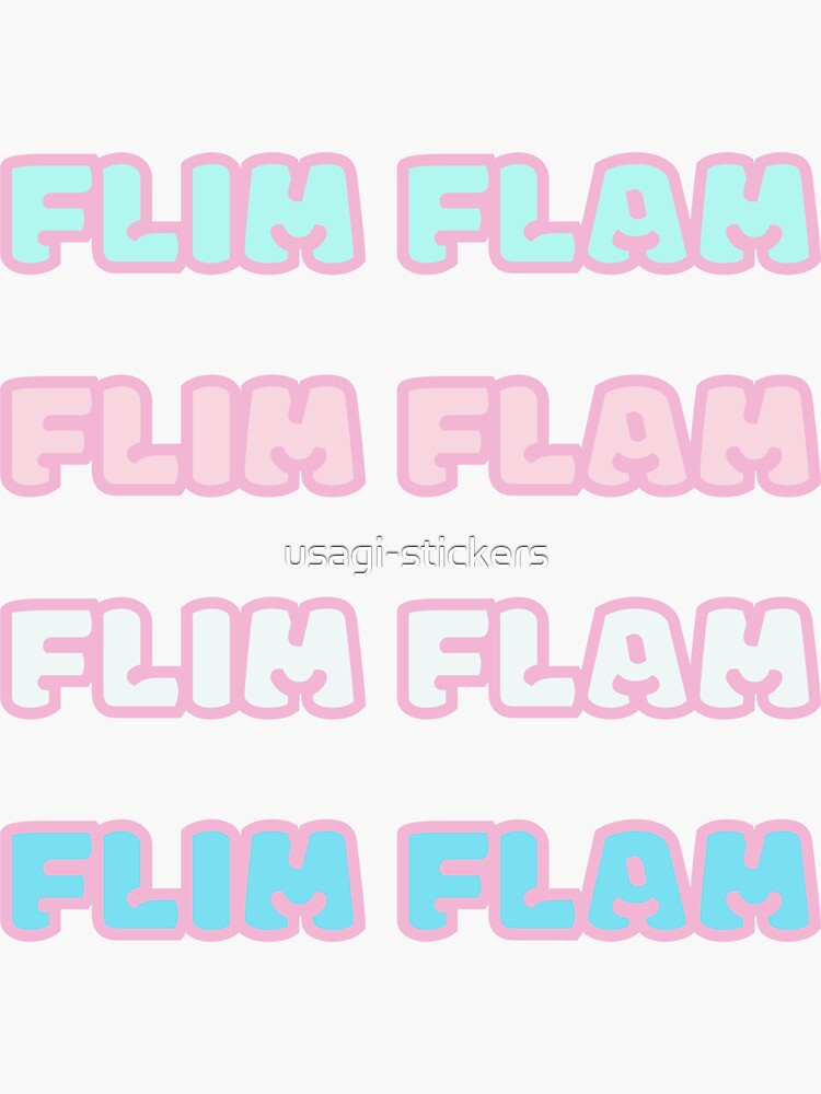 "flim flam flamingo youtube albertsstuff flamingo youtuber" Sticker for ...