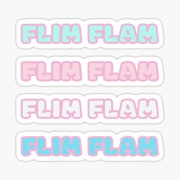 "flim flam flamingo youtube albertsstuff flamingo youtuber" Sticker for ...