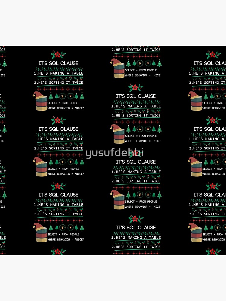 "SQL Clause Christmas, beautiful gift for developer, programmer" Socks ...