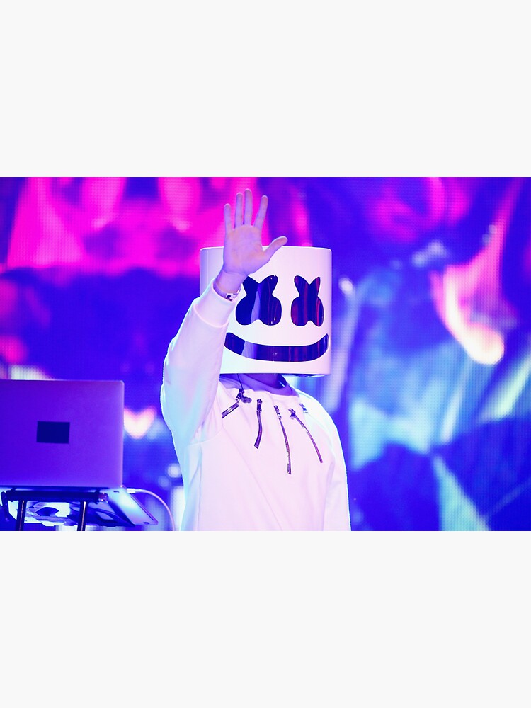 "Marshmello" Sticker for Sale by FradeWilliam | Redbubble