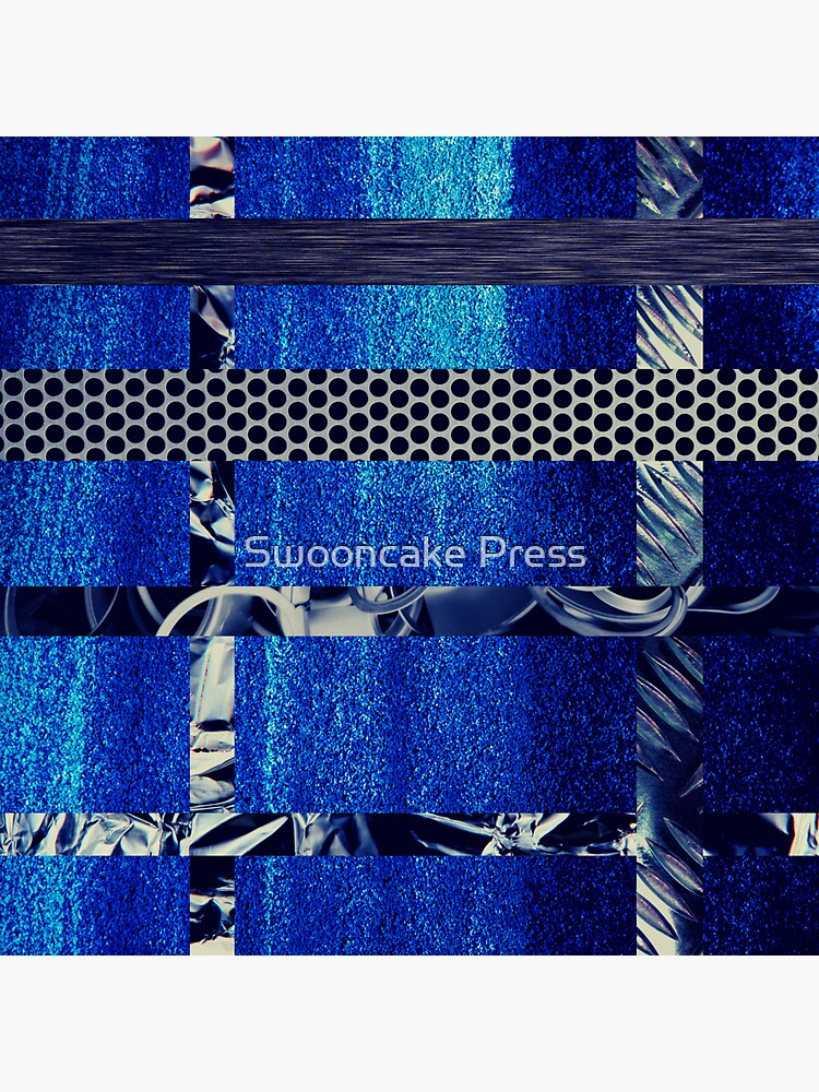 Pegatina «Lámina metálica Cuadros abstractos» de mistivelvet | Redbubble