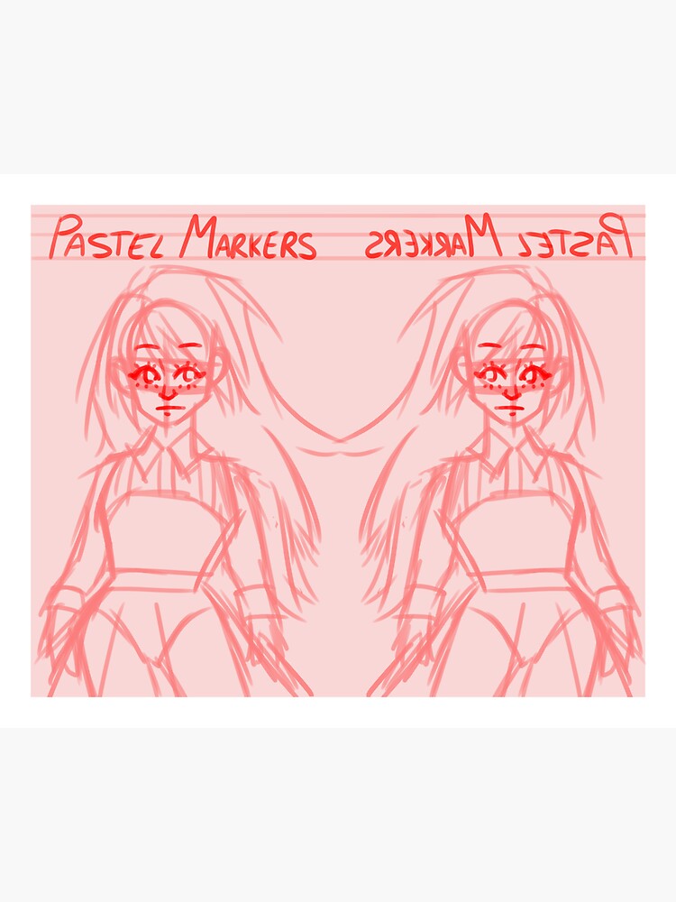 "Signature Pastel Markers" Sticker for Sale by PastelMarkers | Redbubble