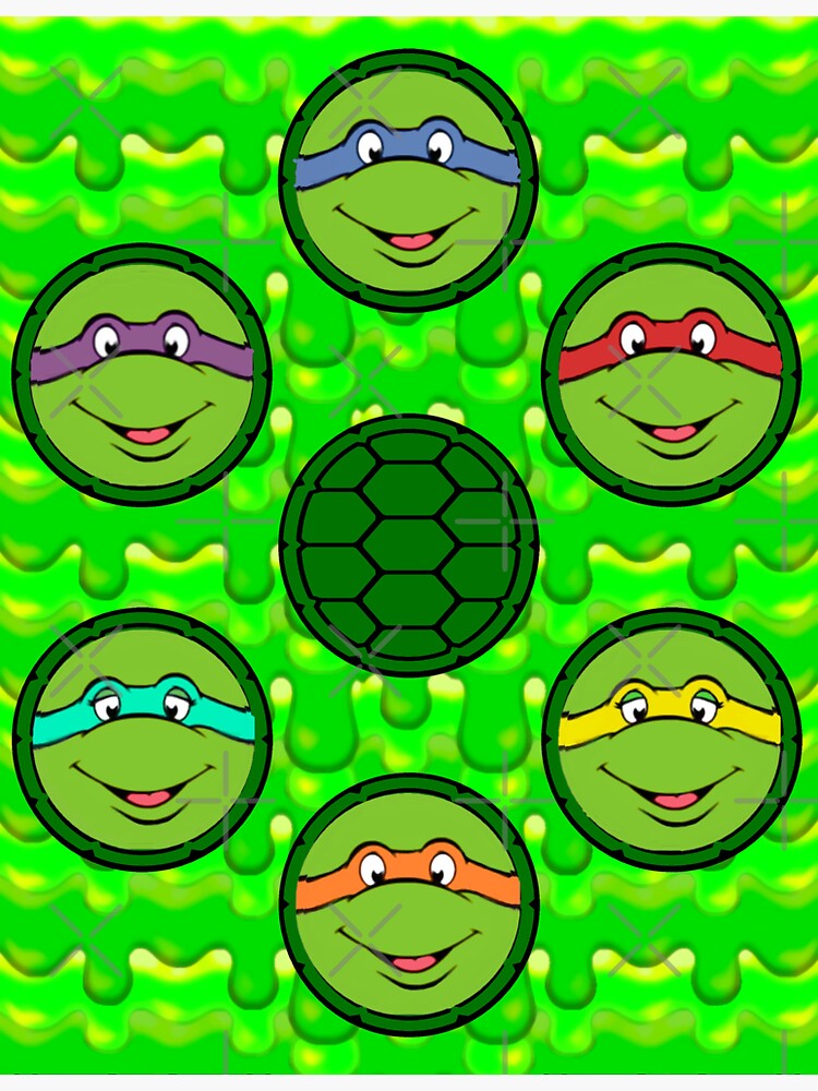 "TMNT - Slime" Sticker for Sale by DuskWingArts | Redbubble