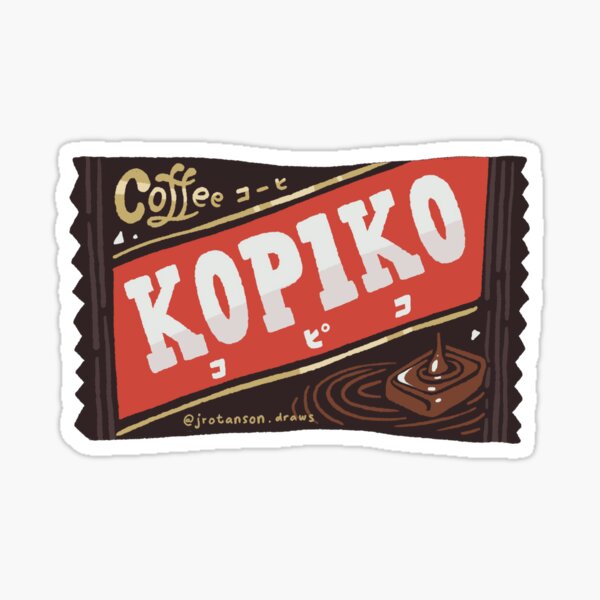 "Kopiko - Legendary Indonesian Coffee Candy" Sticker for Sale by ...