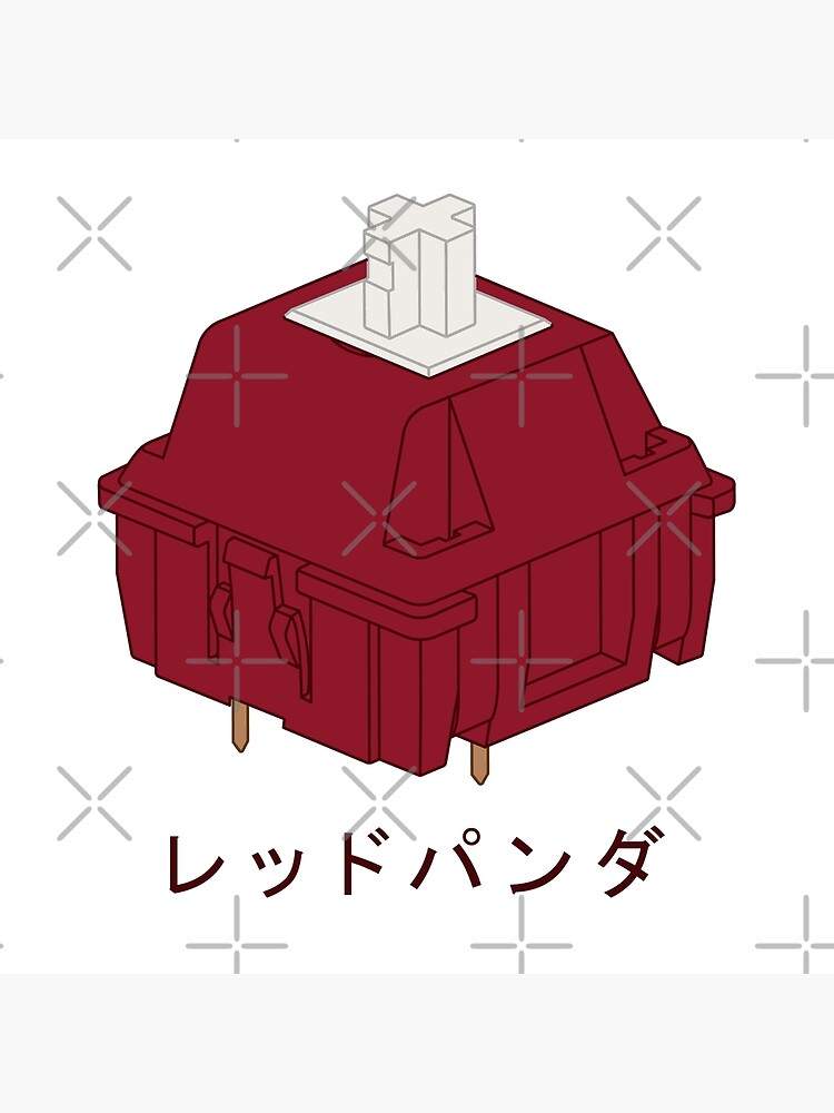 "Red Panda Mechanical Keyboard Cherry MX Switch with Japanese Writing ...
