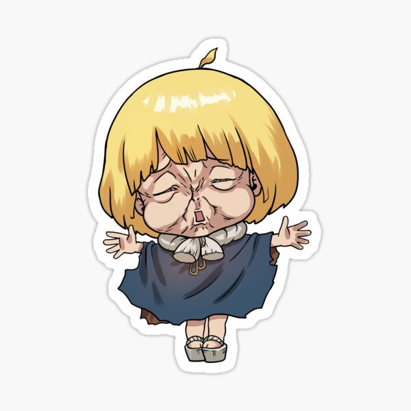 "Dr Stone - Suika joke face" Sticker for Sale by tyty123496 | Redbubble