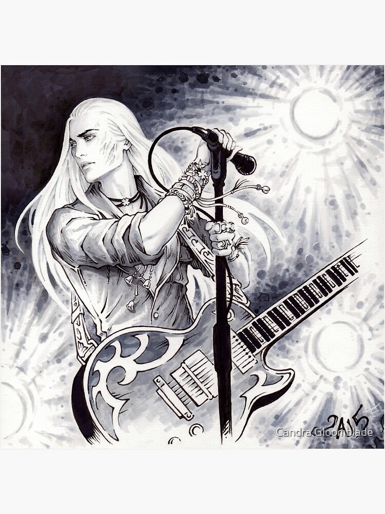 "Rockstar" Magnet for Sale by Gloomblade | Redbubble