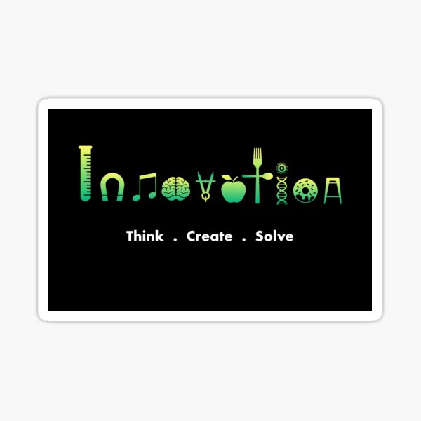 "Innovation " Sticker for Sale by Nipponpink | Redbubble