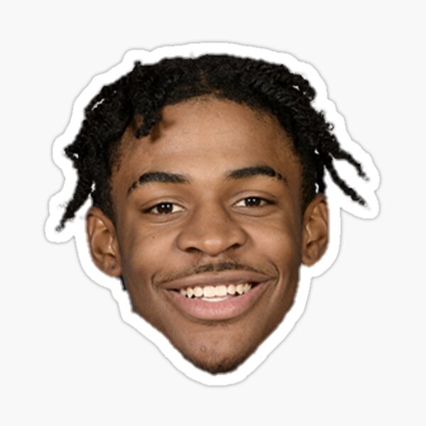 "Ja Morant Face Sticker" Sticker for Sale by sport-stickers | Redbubble