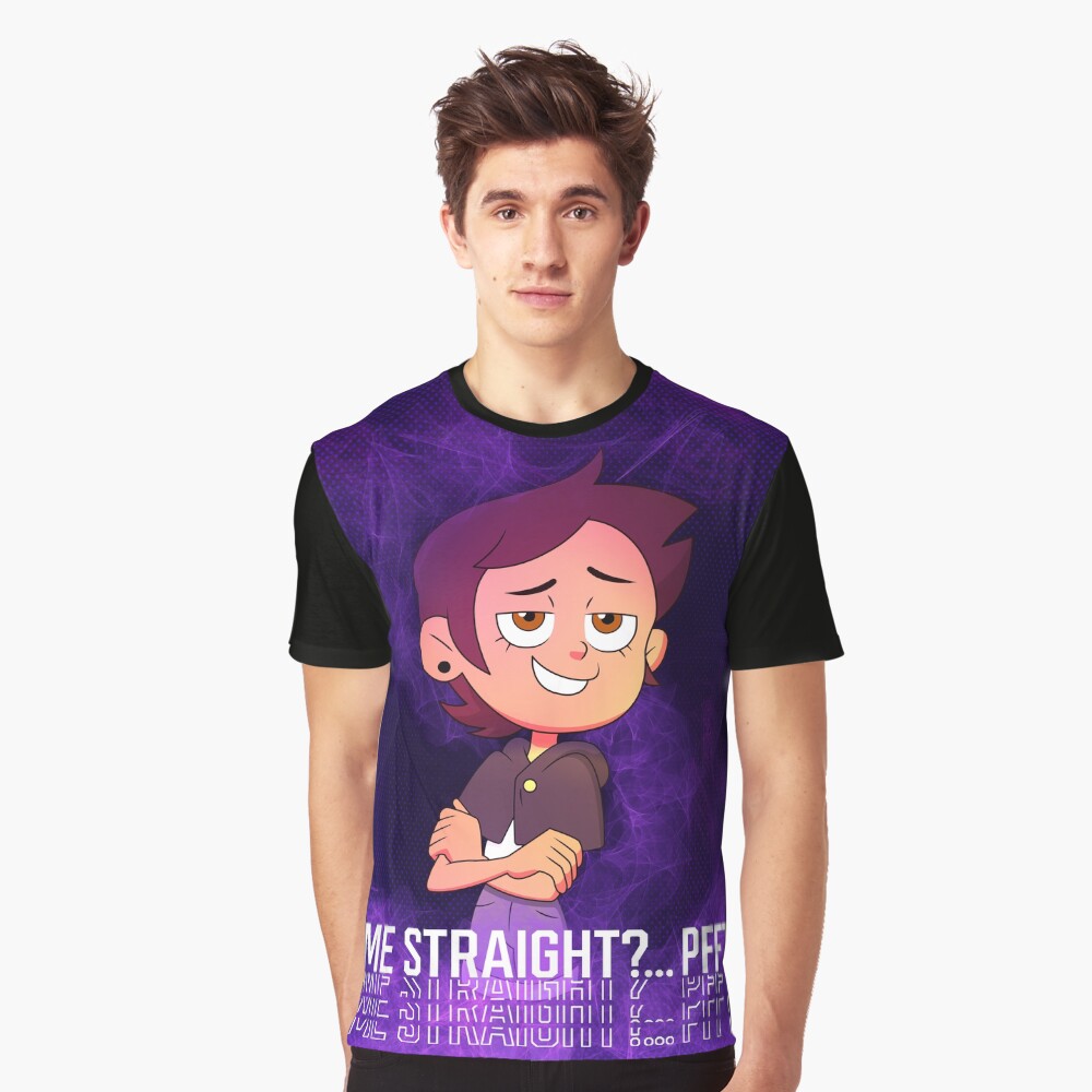 "Me straight? Luz noceda- The owl house poster" T-shirt for Sale by ...