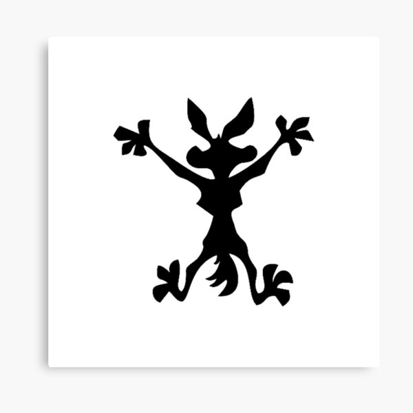 "cartoon stuck in the wall" Canvas Print by yinon-h | Redbubble