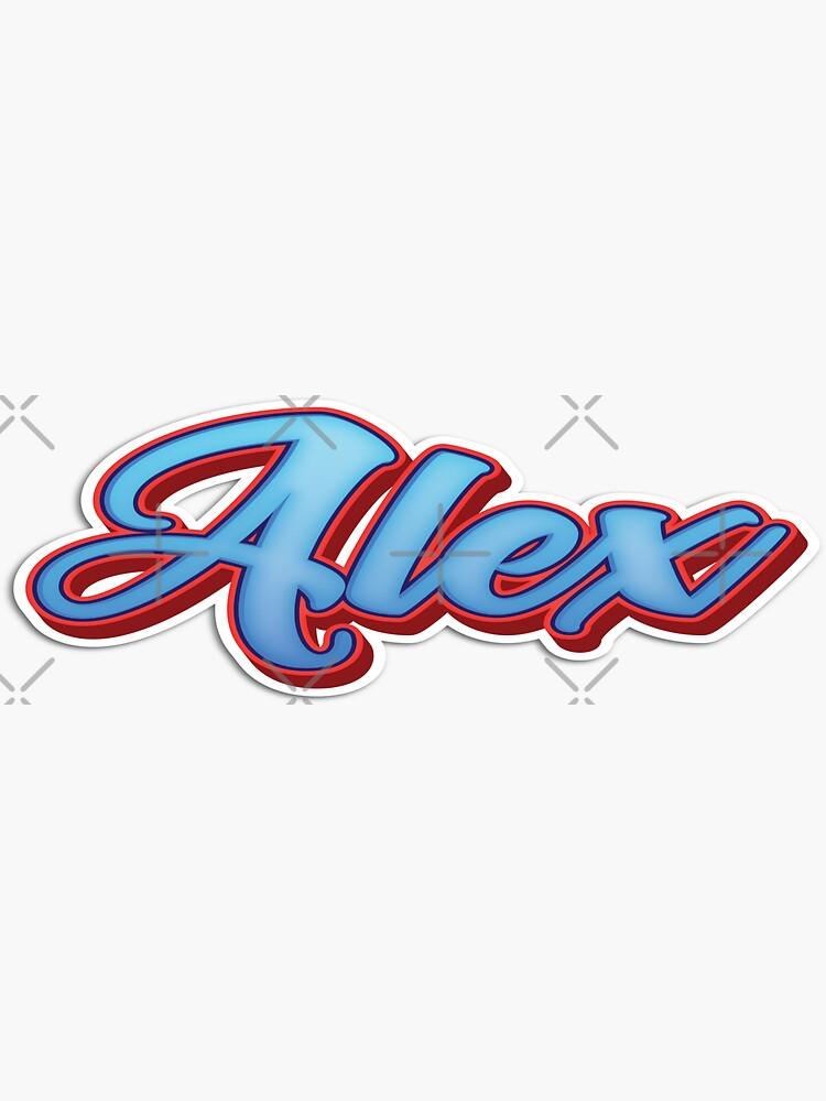 "Alex" Sticker for Sale by ProjectX23 | Redbubble