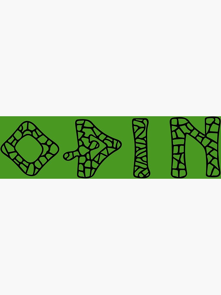 Póster «Dibujo para colorear ODIN» de LeMoor | Redbubble