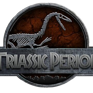"Triassic Period Logo" Sticker by Mario Lanzas | Redbubble