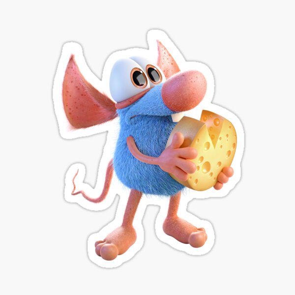 "Rattic - The Cheese." Sticker for Sale by Rattic | Redbubble