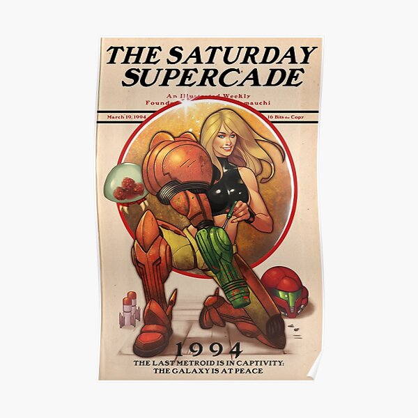"Saturday Supercade: 1994" Poster for Sale by ninjaink | Redbubble