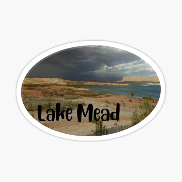 Storm Approaching Lake Mead Sticker By Cencerrita Redbubble