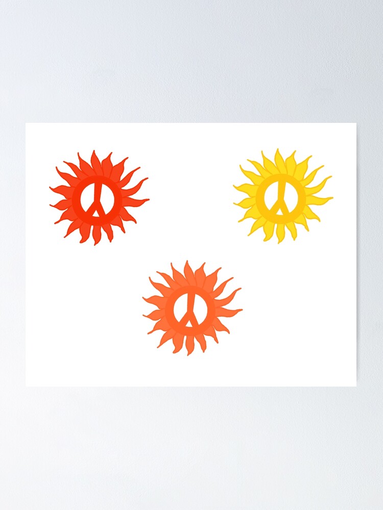 "Peace sun pack" Poster by IonaAppolina | Redbubble