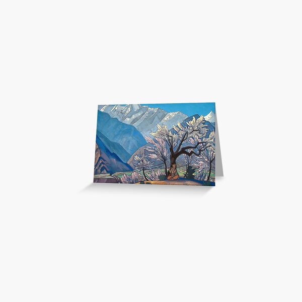 "Nicholas Roerich - Krishna Spring in Kulu (1930)" Greeting Card by ...
