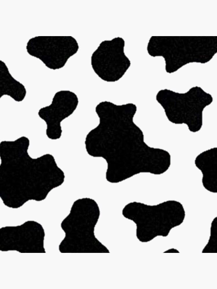 "White and black large spots" Sticker for Sale by Rahomi | Redbubble