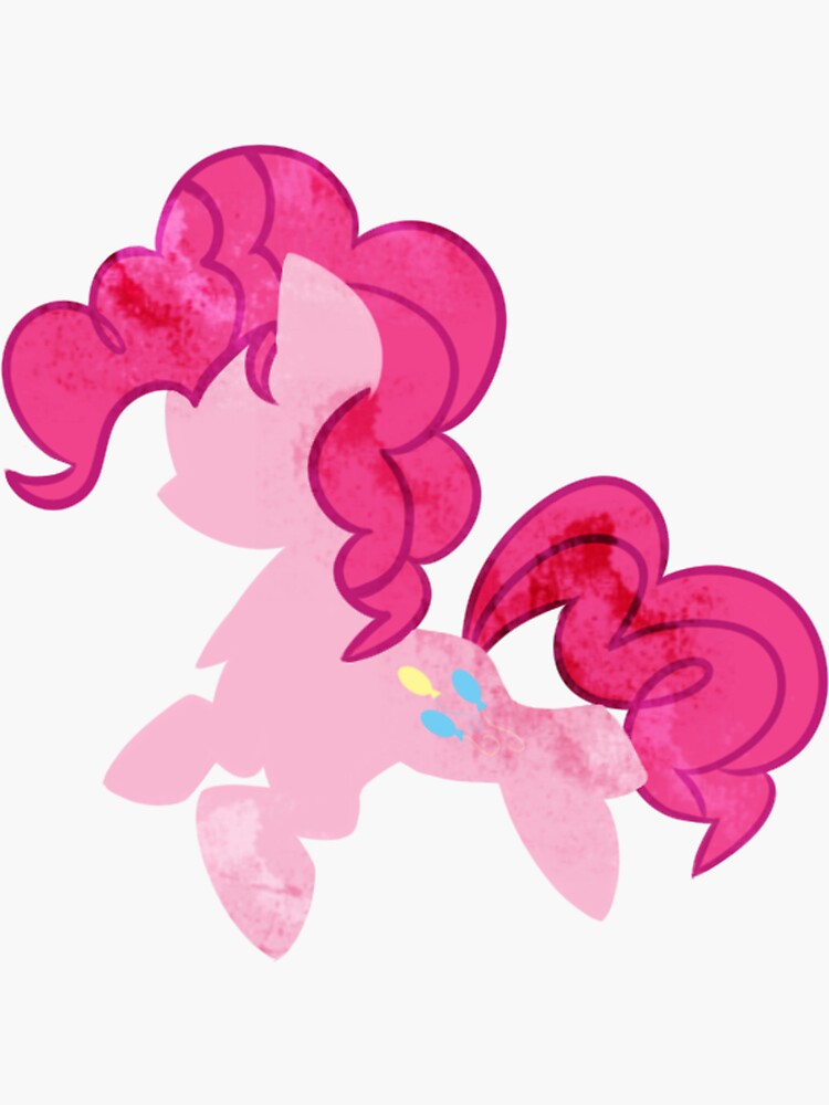 "Pinkie Pie " Sticker for Sale by WindWaker13 | Redbubble
