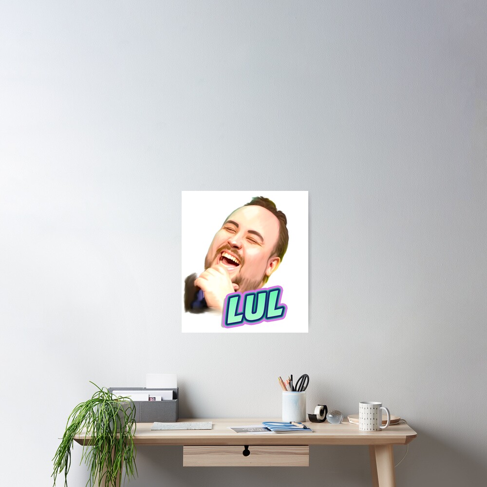 "twitch emote LUL HD redesigned TotalBiscuit - Cynical Brit" Poster for ...