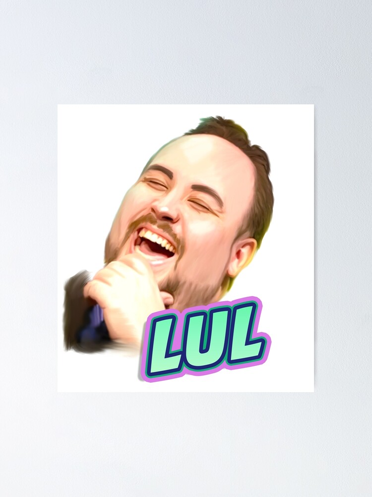 "twitch emote LUL HD redesigned TotalBiscuit - Cynical Brit" Poster for ...