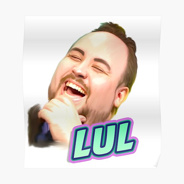 "twitch emote LUL HD redesigned TotalBiscuit - Cynical Brit" Poster by ...