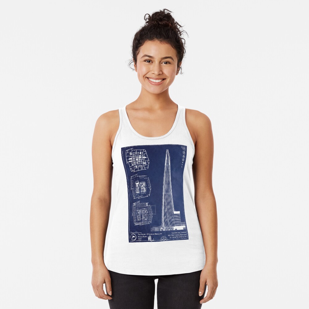 "The Shard Architecture Blueprint [A]" Poster for Sale by T44BluePrints ...