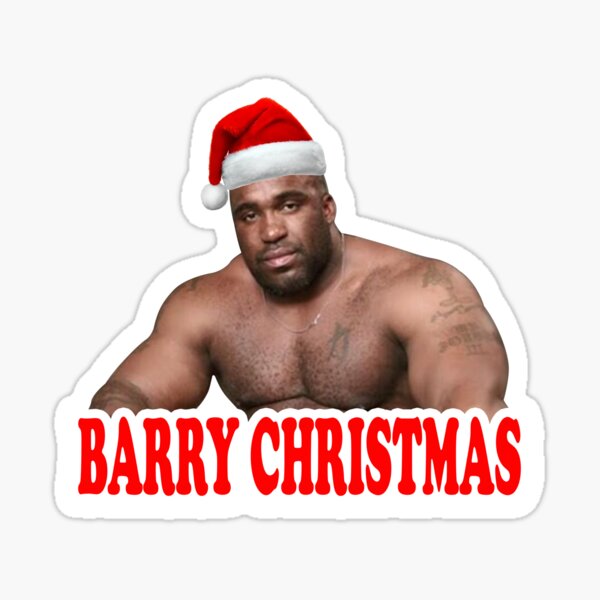 "barry christmas " Sticker for Sale by dhew882 | Redbubble