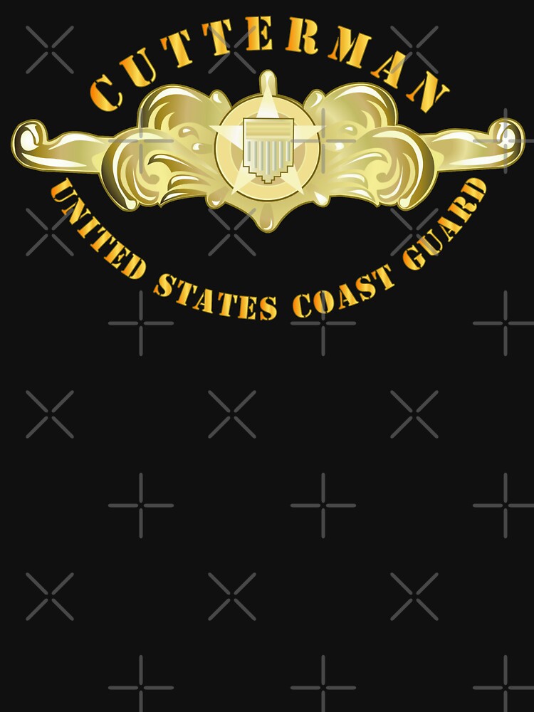 "USCG - Cutterman Badge - Officer - Gold" T-shirt by twix123844 | Redbubble