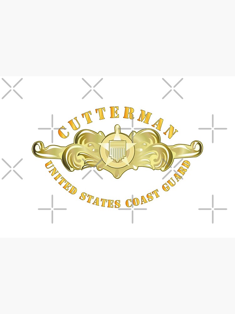 "USCG - Cutterman Badge - Officer - Gold" Mask for Sale by twix123844 ...