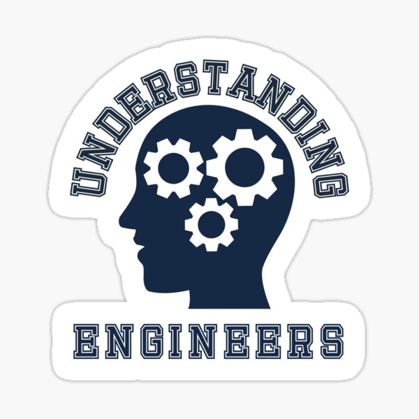 "Understanding Engineers" Sticker for Sale by zeg-shop | Redbubble