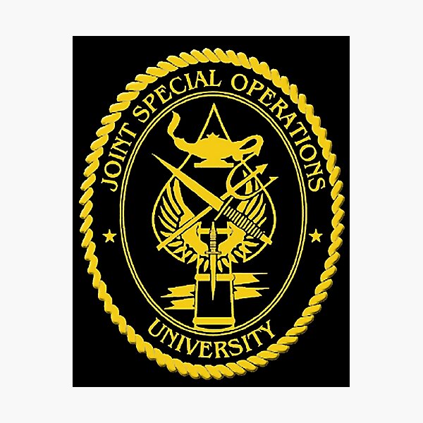 "Joint Special Operations University Emblem" Photographic Print by ...