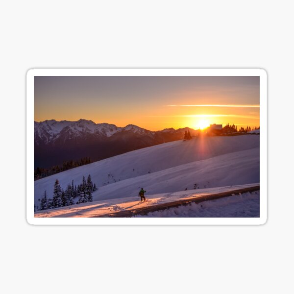 "Hurricane Ridge" Sticker for Sale by LizzieMorrison | Redbubble