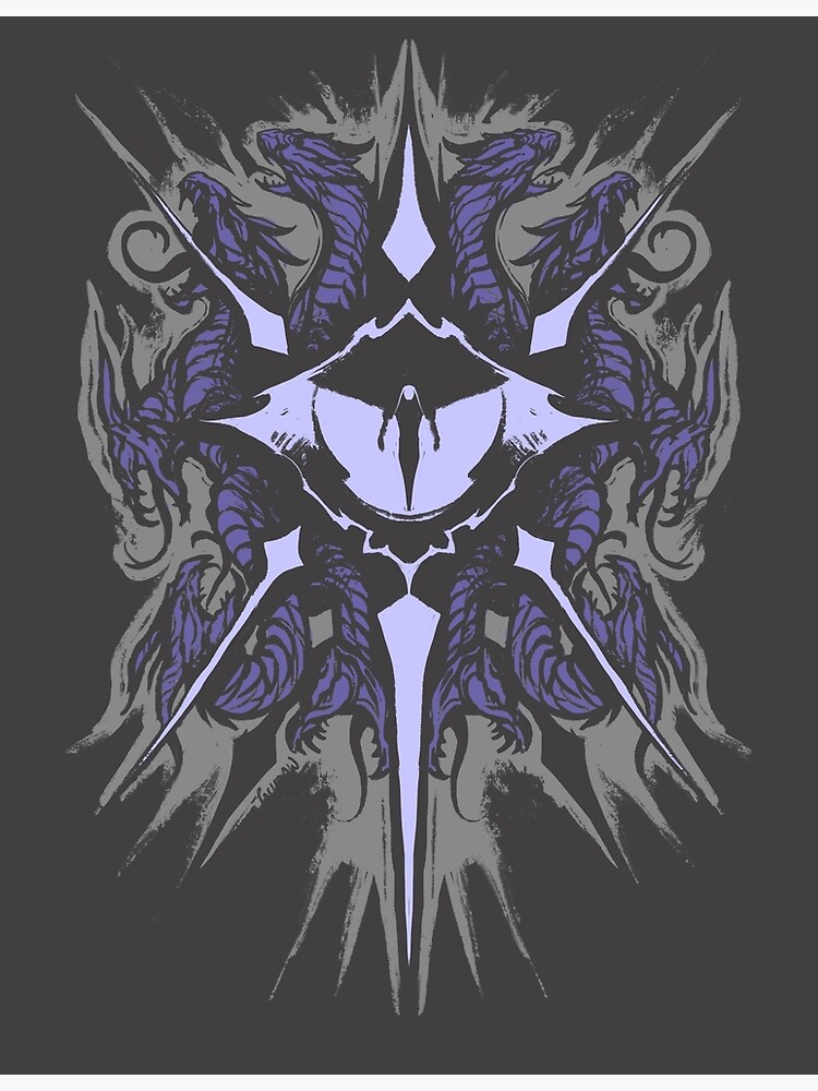 "The Warlock - Eldritch Blast" Poster for Sale by JessJackdaw | Redbubble