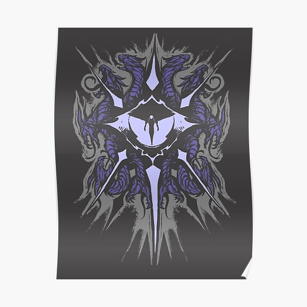 "The Warlock - Eldritch Blast" Poster for Sale by JessJackdaw | Redbubble