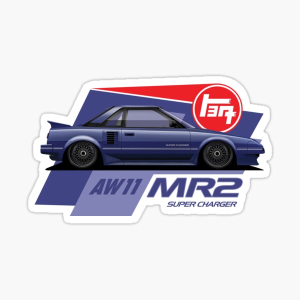 "AW11-001blu (JDM)" Sticker for Sale by kanseigazou | Redbubble