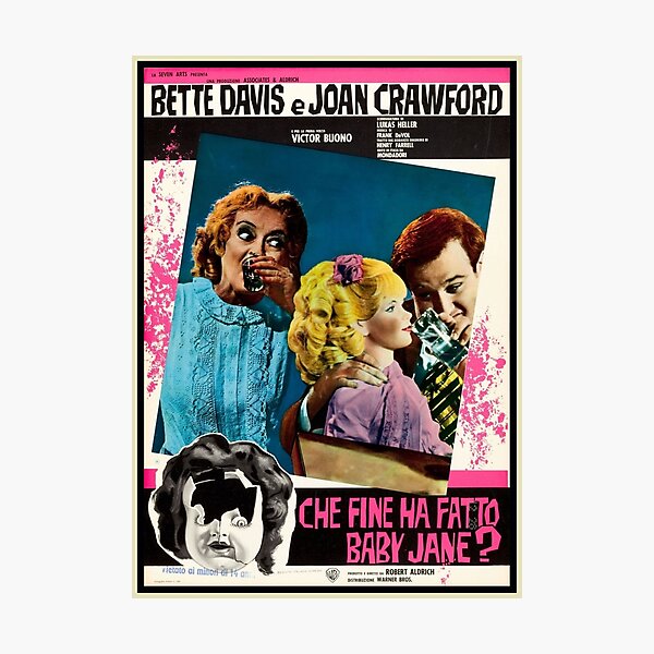 "What Ever Happened to Baby Jane horror" Photographic Print for Sale by ...