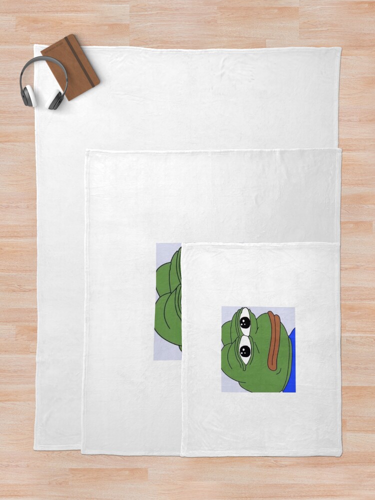 "Peepo Meme" Fleecedecke von flourpacket | Redbubble