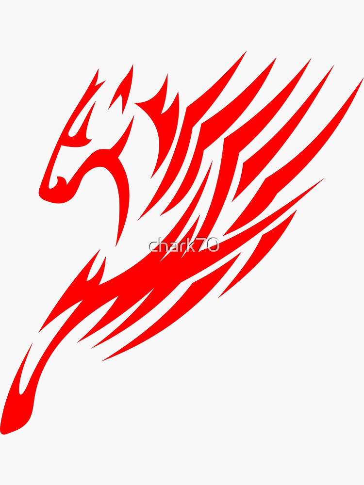 "Abstract Red Horse" Sticker by chark70 | Redbubble