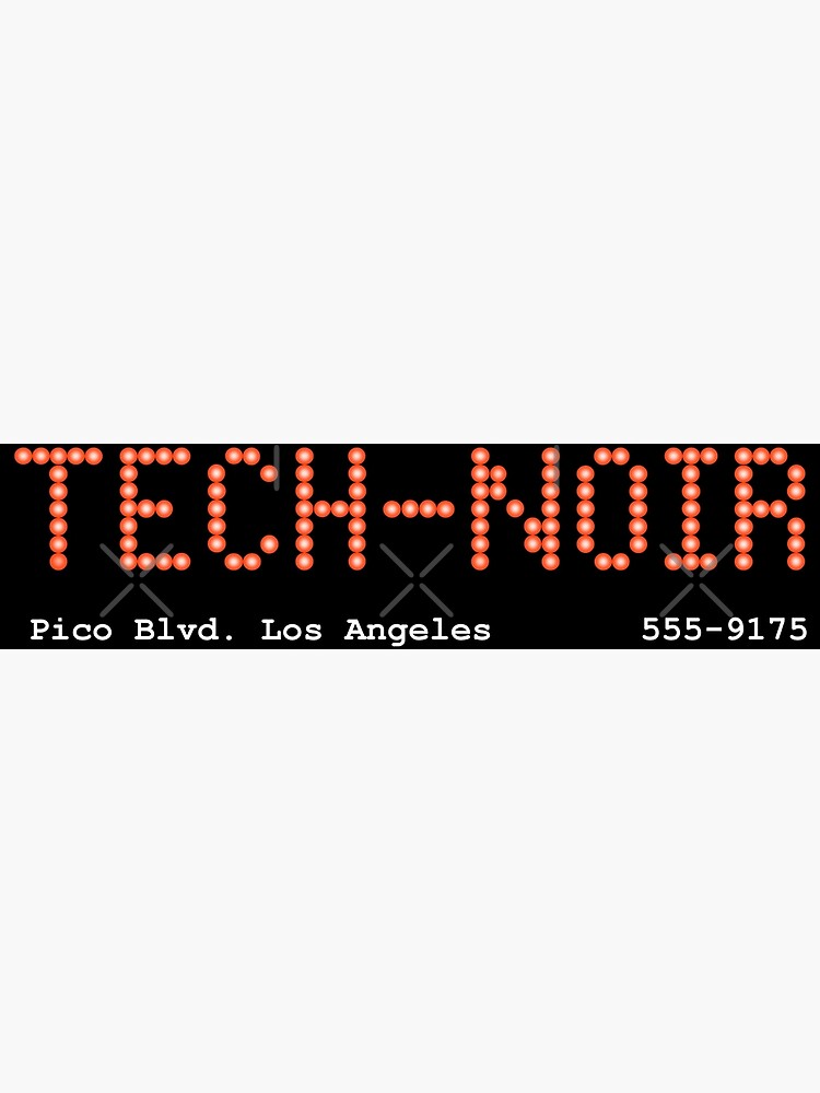 "Tech Noir" Art Print by Ragetroll | Redbubble