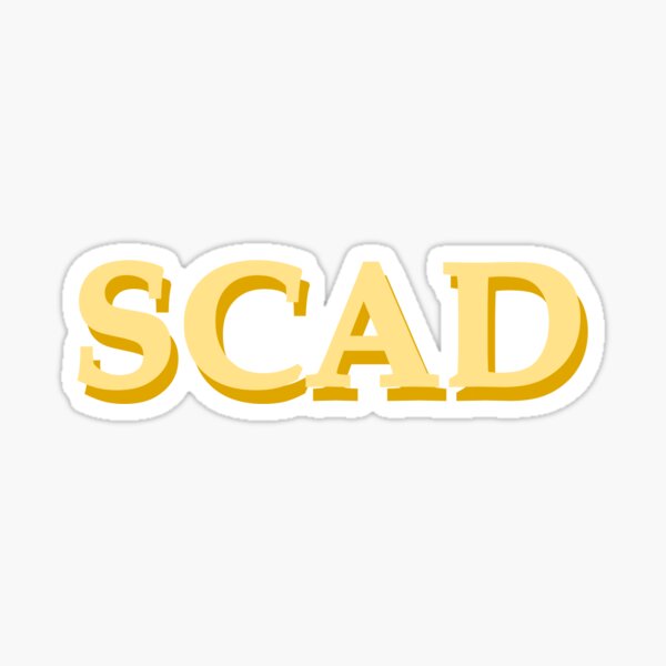 Scad Stickers | Redbubble